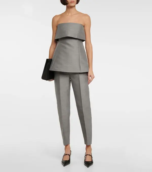 TOTEME Mid-rise Straight Leg Pants