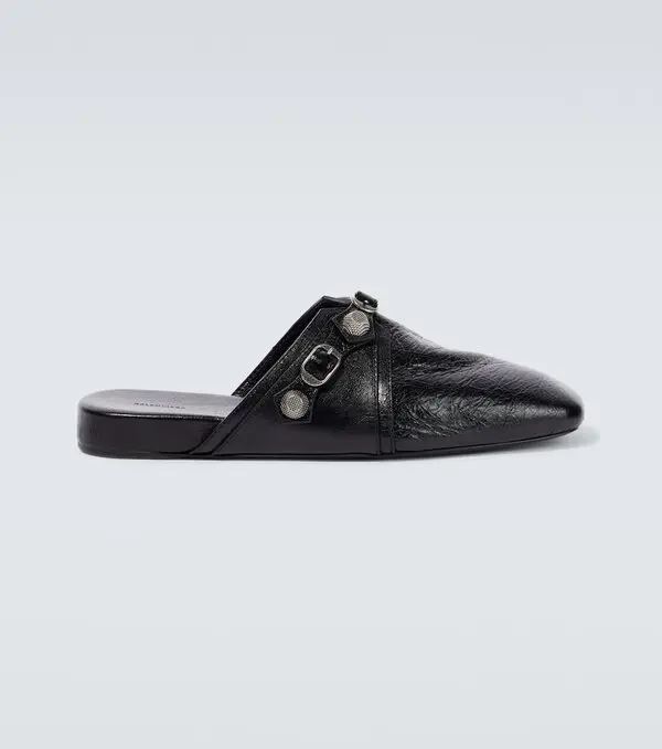 Balenciaga Cosy Leather Slippers