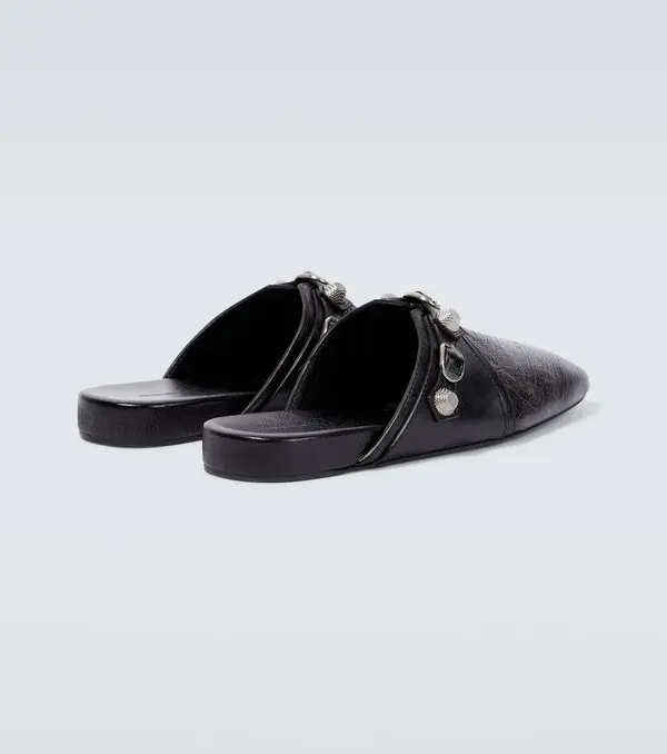 Balenciaga Cosy Leather Slippers