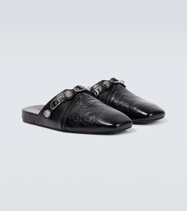 Balenciaga Cosy Leather Slippers