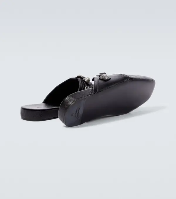 Balenciaga Cosy Leather Slippers