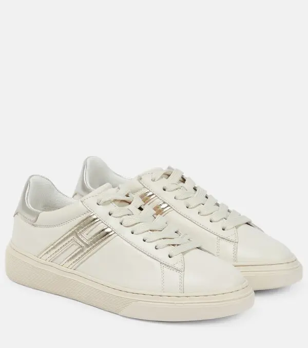 Hogan H365 Leather Sneakers - White