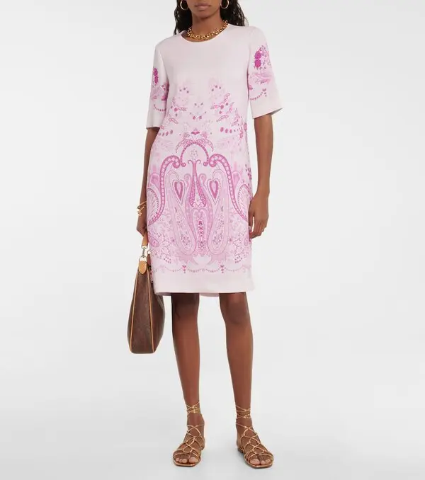 Etro Printed Mini Shift Dress