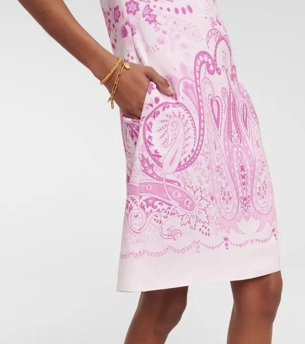 Etro Printed Mini Shift Dress
