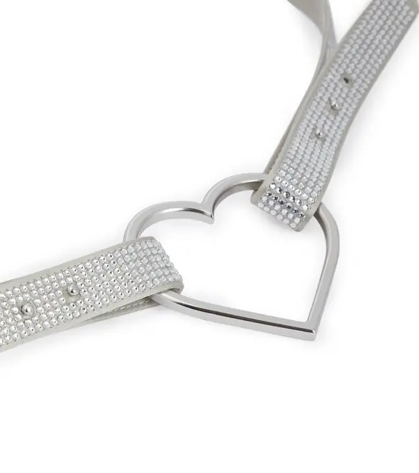 Blumarine Heart Crystal-embellished Belt