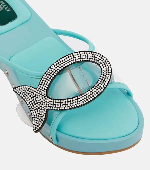 Emilio Pucci Musa Crystal-embellished Clogs