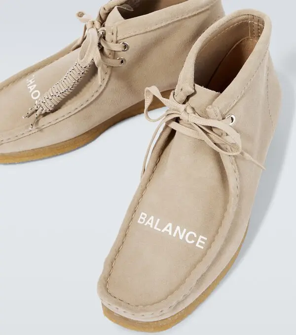 Clarks X Undercover Wallabee Suede Boots - Beige