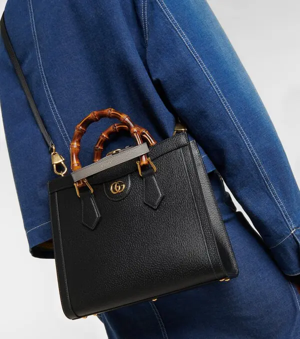Gucci Diana Small Leather Tote Bag