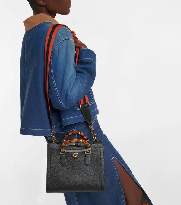 Gucci Diana Small Leather Tote Bag