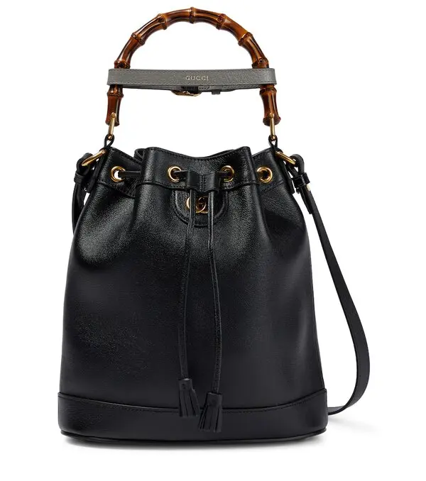Gucci Diana Small Leather Bucket Bag