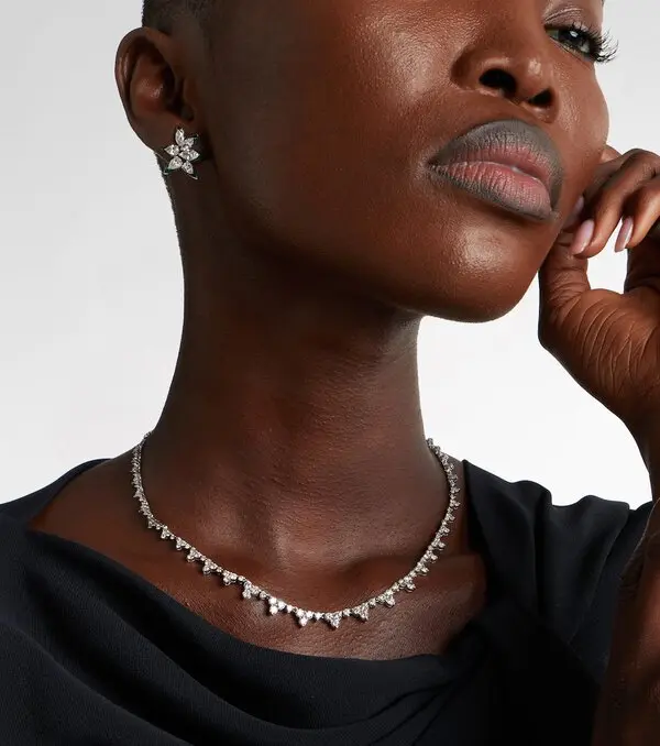 Ileana Makri Rivulet Tears Diamond Necklace