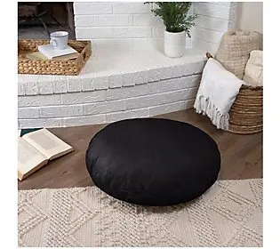SORRA HOME 24 Circle Twill Floor Pillow With Handle