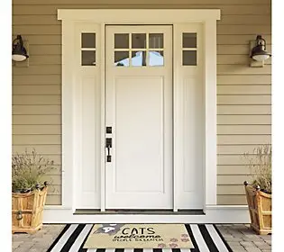 DESIGN IMPORTS Cats Welcome 17' X 29' Doormat