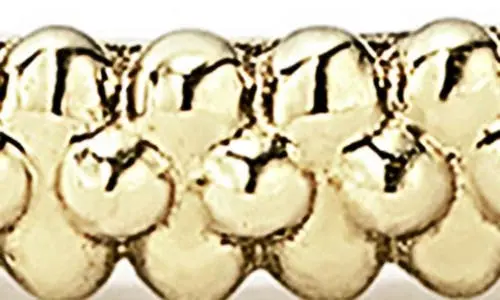 Lagos Caviar Beaded Stacking Ring - Yellow Gold