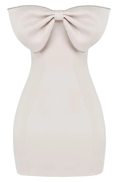 House Of Cb Ariella Bow Mini Dress