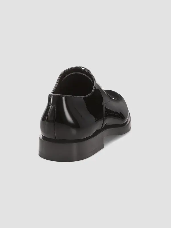 Brunello Cucinelli Patent Leather Tuxedo Shoes