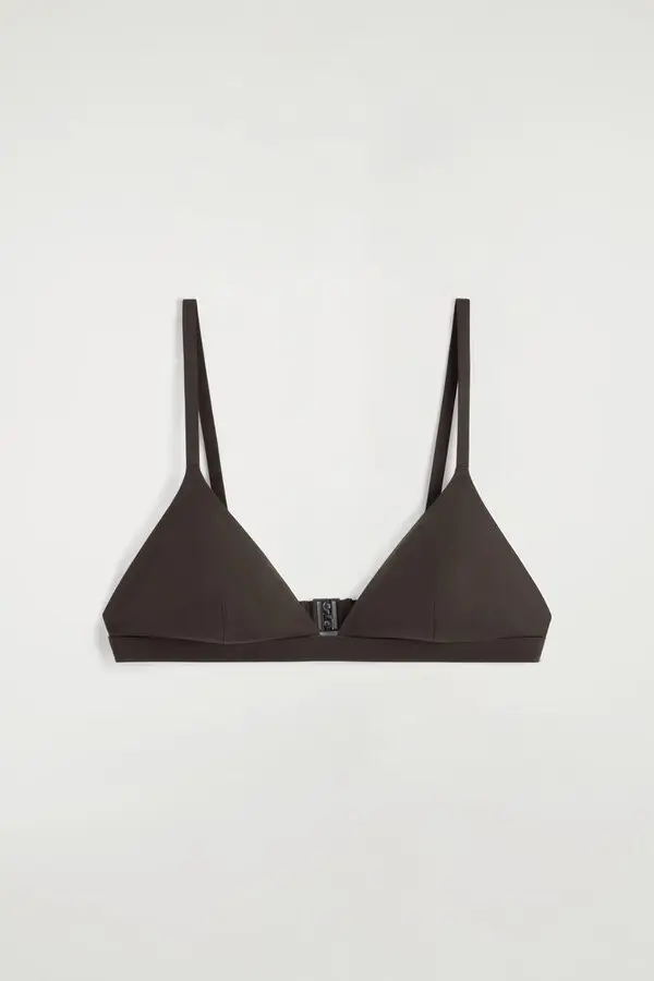 Cos Triangle Bikini Top - Brown