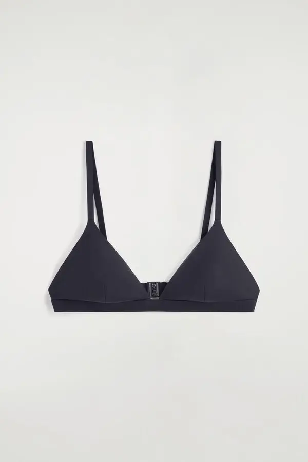 Cos Triangle Bikini Top - Navy