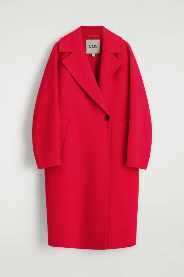 Cos Oversized Double-breasted Wool Coat