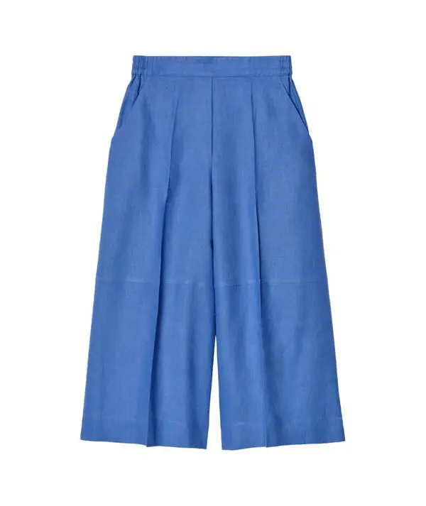 Cos Linen Culottes - Blue