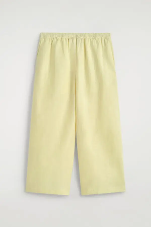 Cos Linen Culottes - Yellow