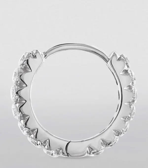 MARIA TASH Gold And Diamond Eternity Hoop Earring