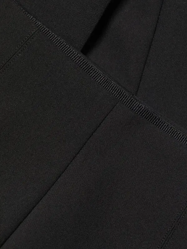 Vince Bobbi Stitch-front Seamed Mid-rise Leggings - Black