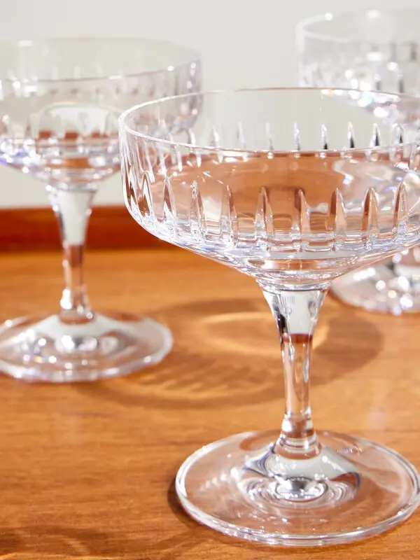SOHO HOME Roebling Set Of Four Crystal Champagne Coupes