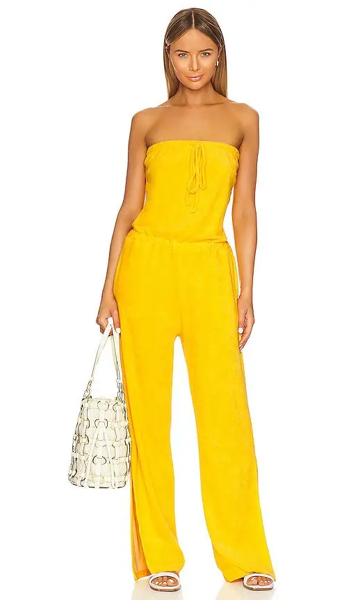 Monrow Bandeau Jumpsuit - Sunshine