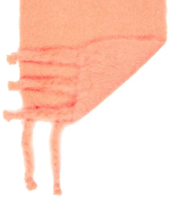 JIL SANDER Mohair And Wool-blend Scarf - Pink