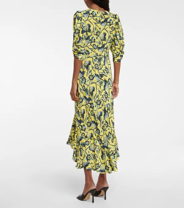 Diane Von Furstenberg Printed Crêpe Midi Dress