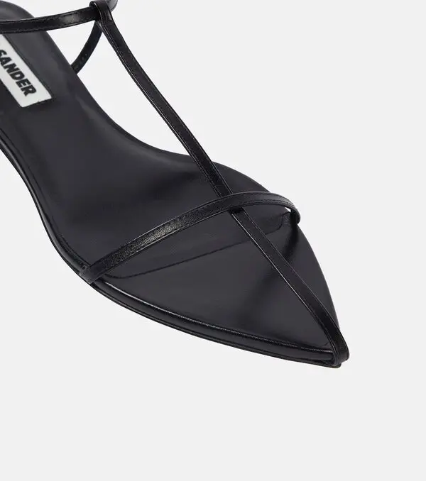 JIL SANDER Tripon Leather Sandals