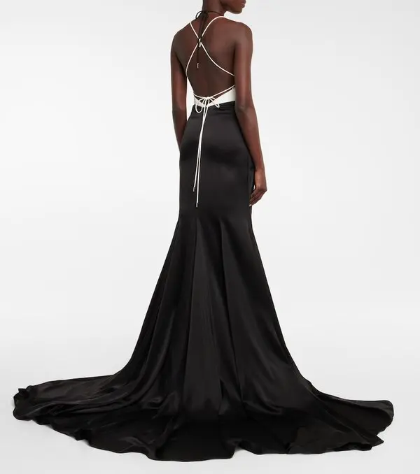 David Koma Embellished Gown