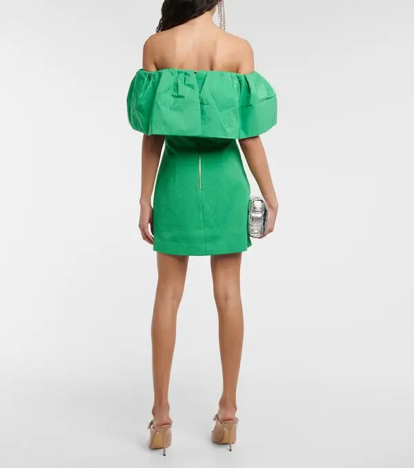 Rebecca Vallance Rumi Off-shoulder Minidress