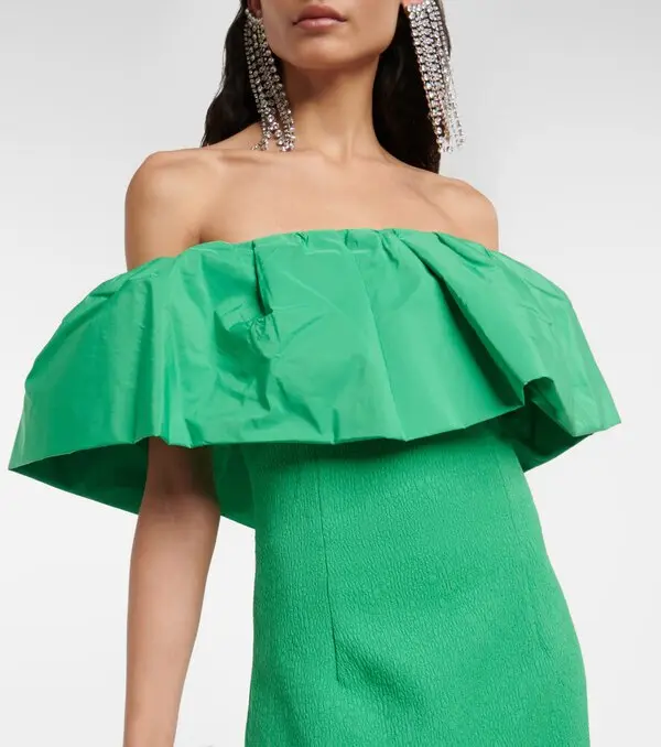 Rebecca Vallance Rumi Off-shoulder Minidress