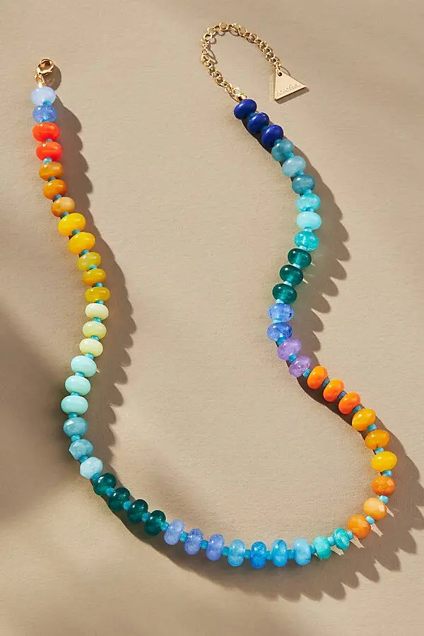 Anthropologie Rabow Stone Necklace - Calypso