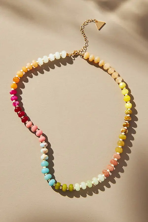 Anthropologie Rabow Stone Necklace - Sunshower