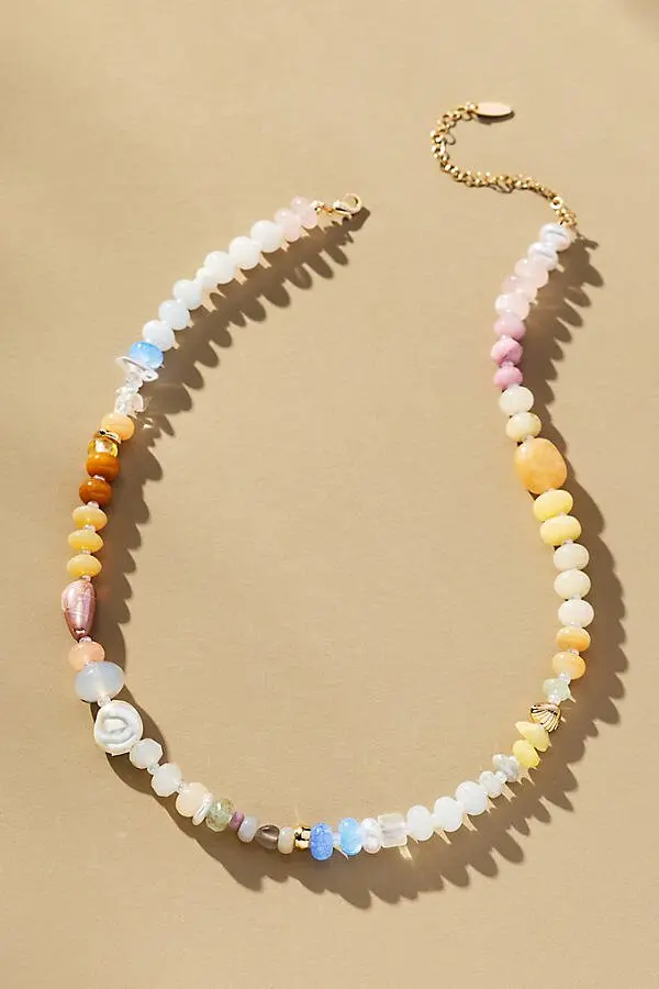 Anthropologie Rabow Stone Necklace - Tidepool
