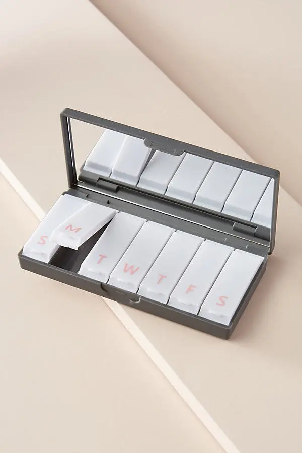 PORT AND POLISH Pill Box - Grey