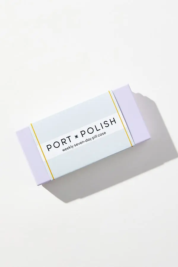 PORT AND POLISH Pill Box - Light Purple