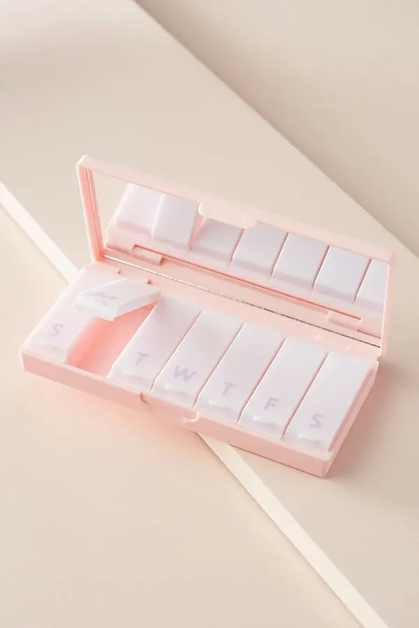PORT AND POLISH Pill Box - Pink