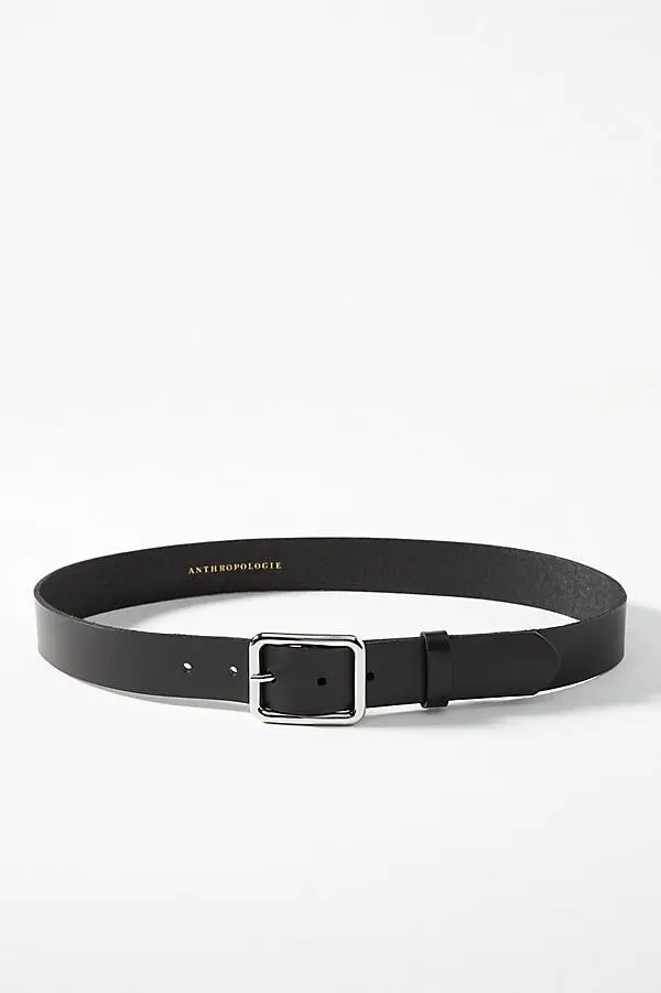 Anthropologie The Emerson Belt - Black / Silver