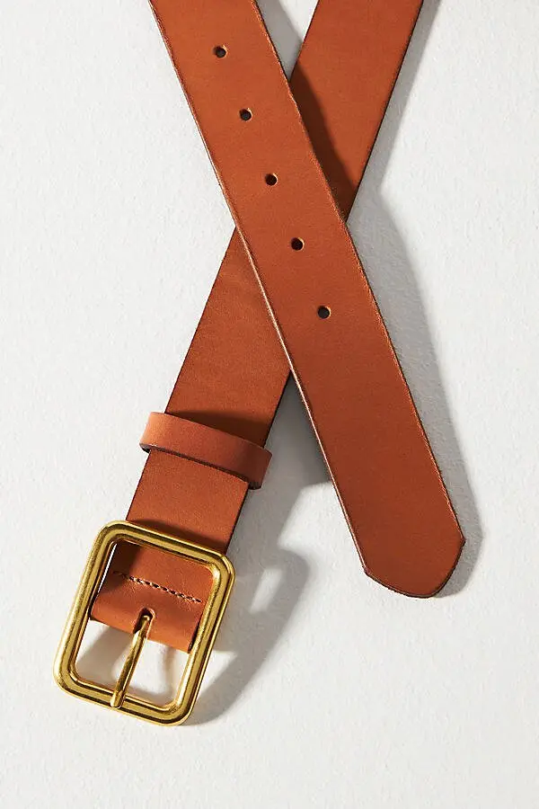 Anthropologie The Emerson Belt - Cedar