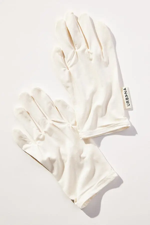 SPA PRIVE Moisturizing Gloves - White