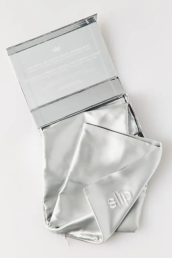 Slip Silk Pillowcase - Silver