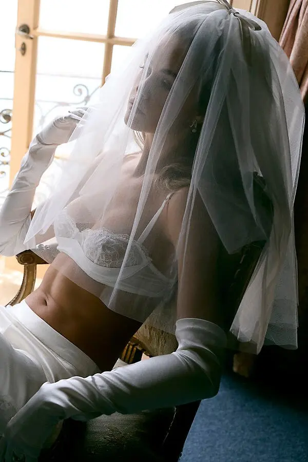 TWIGS & HONEY Bambi Veil - Ivory