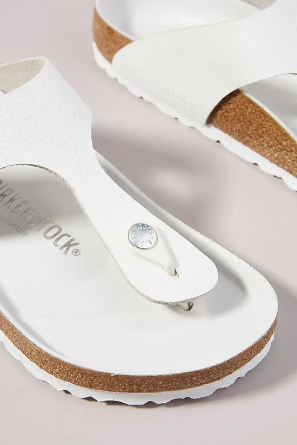 BIRKENSTOCK Gizeh Big Buckle Smooth Leather Sandals