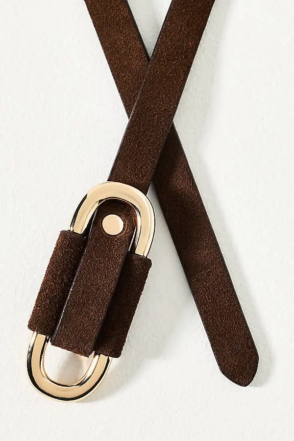 Anthropologie The Blake Belt - Chocolate
