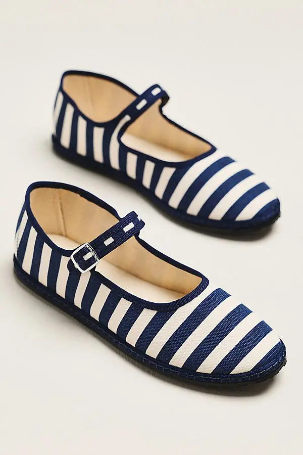 VIBI VENEZIA Mary Jane Flats - Gondola Blu