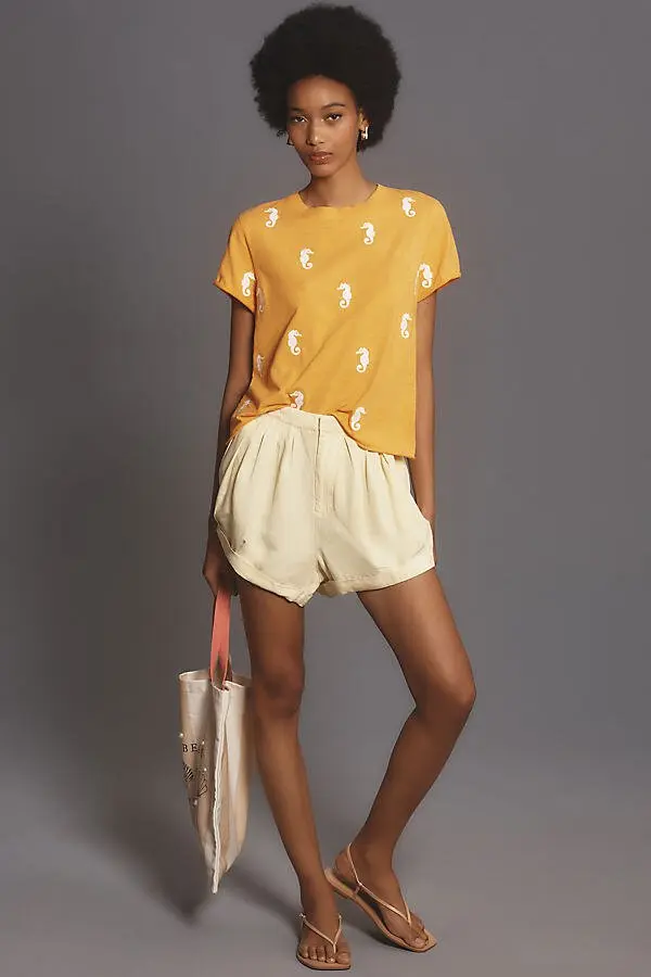 Maeve The Caitl Boxy Tee - Orange
